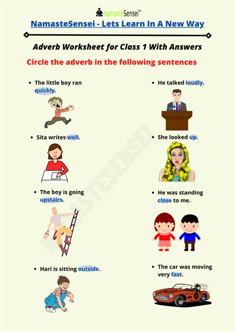 Explore Engaging Adverb Worksheets For Effective Grammar Practice