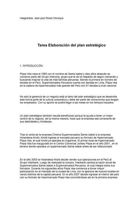 Jean pool flores chiroque AC S15 Tarea Elaboración del plan
