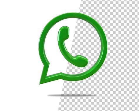 Premium PSD Whatsapp Logo Icon 3d Render