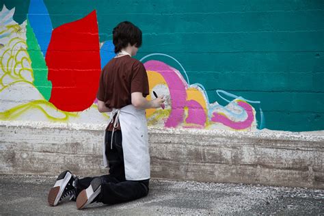 PROJET DE MURALE AVEC MIQUE MICHELLE Musée d art de Rouyn Noranda