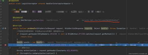 处理springboot拦截器中注入service为null的问题 为什么spring的service是null csdn博客