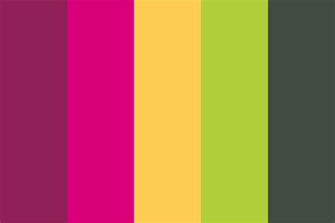 fresh raspberry color palette