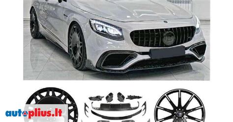Mercedes Benz S klasė rezerves daļās Brabus look carbon s63 coupe
