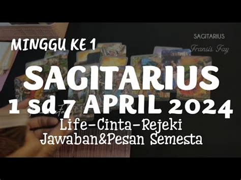 Zodiak Sagitariustgl Sd April Tarot Hari Kedepan Ramalan