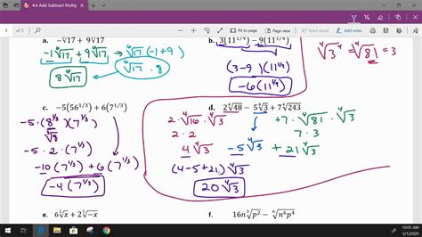 adding subtracting multiplying radical expressions part 1 youtube