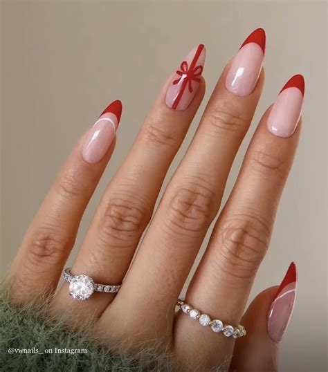 Red Christmas Nail Art Inspo Xmas Nails Stylish Nails Red Nails