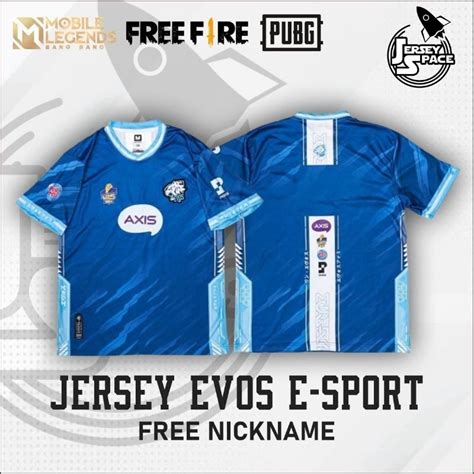 Jual Jersey Kaos Evos Esport Terbaru 2023 2024 Free Nickname Full