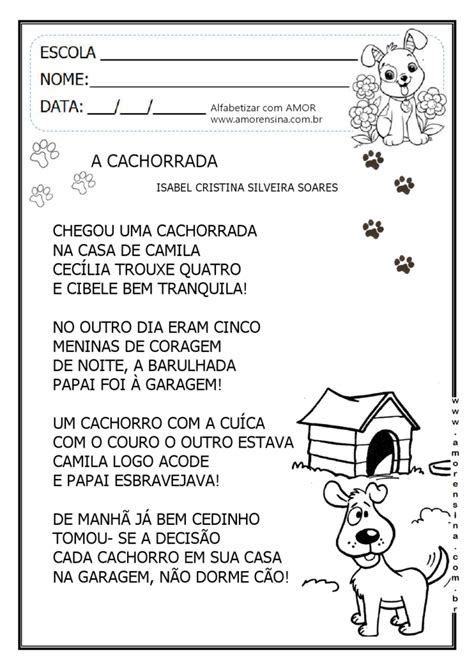 A Cachorrada Dois Tipos De Letras Ca Co Cu Ce Ci Ano Ano