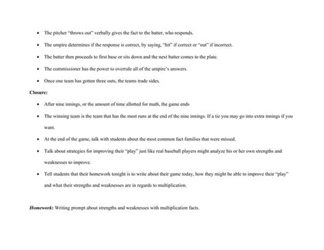 multiplication lesson plan ppt free download