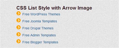 Useful Css List Style Tutorial And Example Freshdesignweb