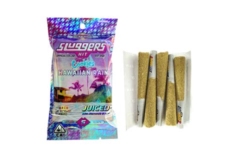 SLUGGERS HIT PREROLLS INFUSED PREROLLS JUICED W DIAMONDS HASH