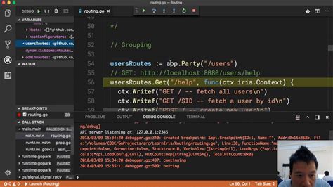 Debug Golang Trong Visual Studio Code YouTube