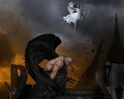 Angel Evil Dark Art No