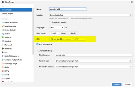 create new project in intellij idea ides support intellij platform jetbrains