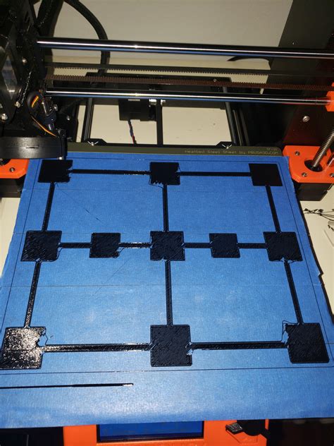 I Did A Bed Level Print Test On My Prusa I3 Mk3 What Does This Mean