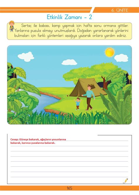 3 Sınıf Hayat Bilgisi Meb Yayınları Sayfa 165 Cevapları