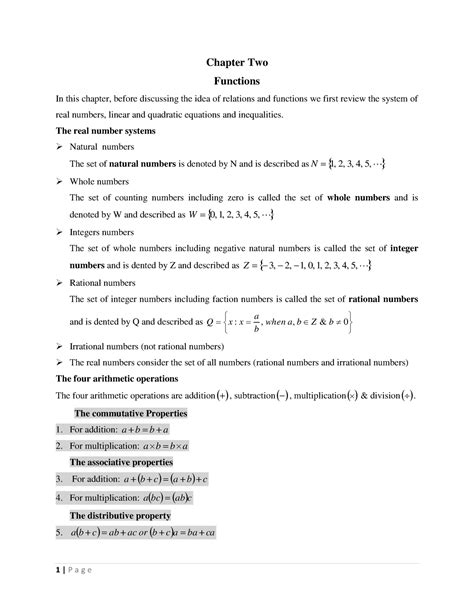 chapter 2 maths for social science chapter two functions in this chapter before discussing