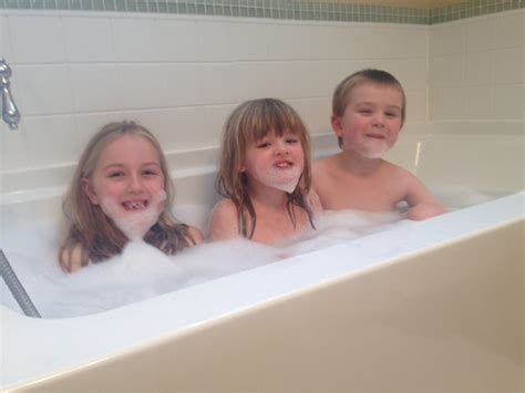 Big Sister Middle Mister Baby Sister Too Old To Bathe Together