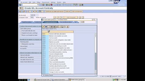 SAP FI FS00 GL MASTERS CREATION For General Ledger Accounting YouTube