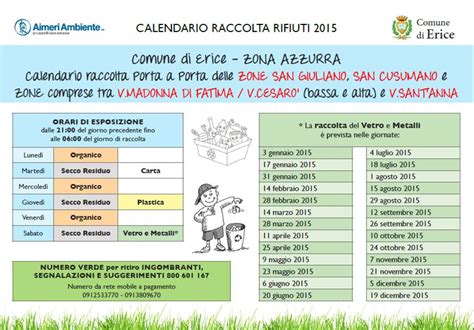 Calendario Raccolta Differenziata Erice 2024 Hatty Kordula