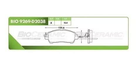 Balatas Delanteras Bioceramic Nissan Versa 2021 2022 2023 Envío gratis