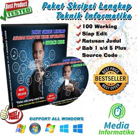 jual ratusan materi bahan skripsi tugas akhir jurusan it teknik informatika bab lengkap plus