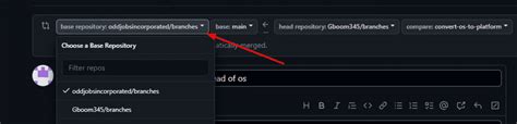 merge branches on github 4sysops