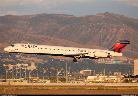 N947DN Delta Air Lines McDonnell Douglas MD 90 30 Photo By Jon Marzo