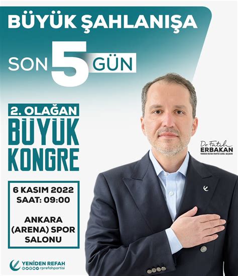 Yeniden Refah Partisi on Twitter Büyük Şahlanışa Son 5 Gün Aziz