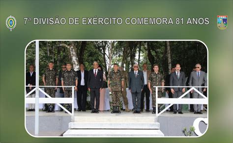 7ª Divisão de Exército comemora 81 anos CMNE Comando Militar do