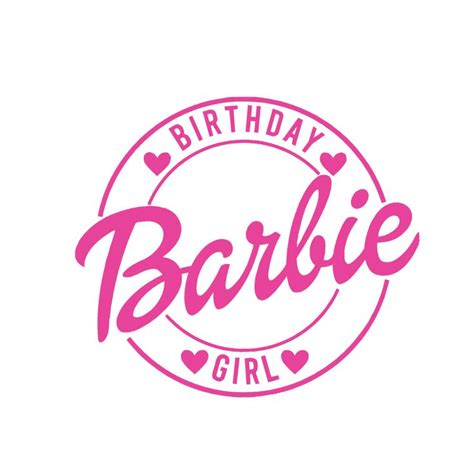 Barbie Birthday Vinyl Decal Sticker EBay Barbie Theme Party Barbie