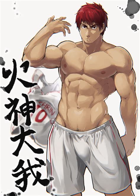 Kagami Taiga Kuroko No Basuke Drawn By 8 Yamalu Danbooru