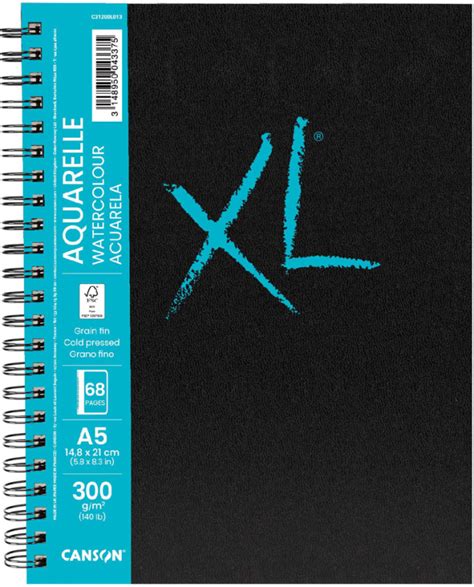 CANSON Carnet De Dessin XL BOOK AQUARELLE A5