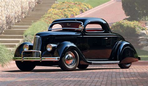 1936 Ford Deluxe 3 Window Coupe Steel Body Hot Rod Stock 52 OFF