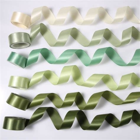 6 Rouleaux Ruban Satin Pour Bouquet De Fleurs 25Mm X 27 4M Double Face