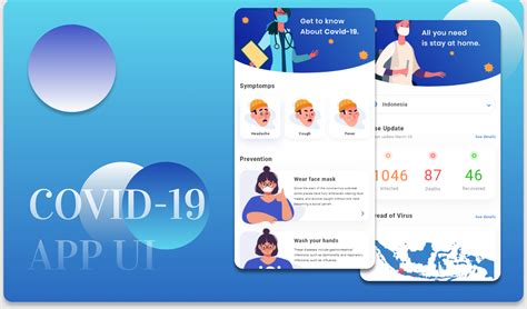 COVID 19 App UI Built Using Flutter