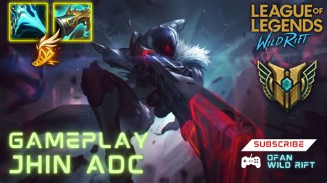 My Personal Build For Jhin ADC Wild Rift YouTube