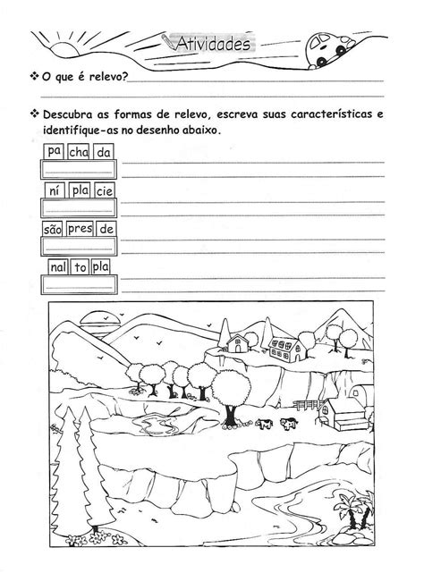 Atividade De Geografia Terceiro Ano