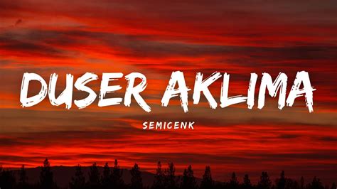Semicenk D Er Akl Ma Lyrics S Zleri Youtube