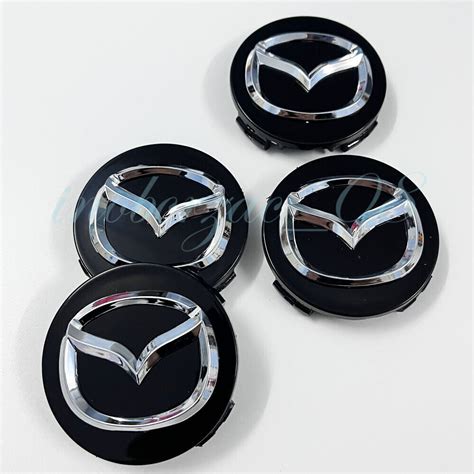 4X 56mm Für Mazda Nabenkappen Nabendeckel Felgendeckel Radnabendeckel