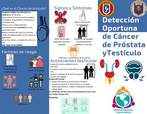 Detección Oportuna de Cáncer de Próstata y Testículo Signos y