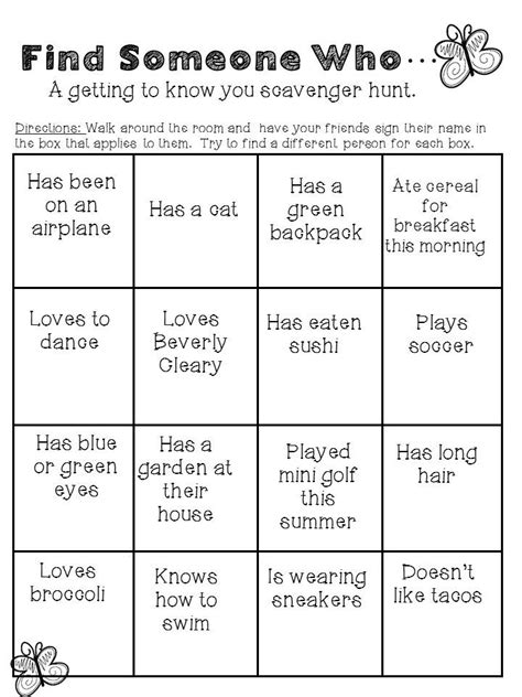 School Scavenger Hunt Scavenger Hunt Template Scavenger Hunts Get To