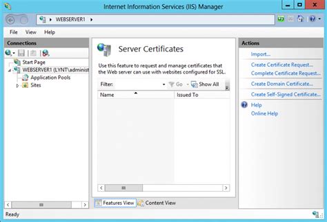 Como Instalar Y Configurar IIS 8 5 Utilizando SSL Windows Server 2012 R2