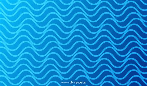 Fondo Azul Ola Simplista Descargar Vector