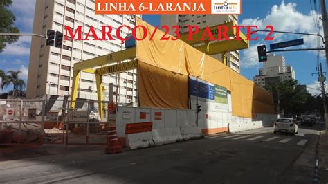 Obras Linha Laranja Metr De S O Paulo Mar O Parte Youtube