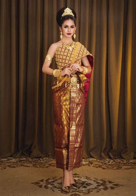 Khmer Wedding Costume Cambodian Wedding Dress Thai Wedding Dress