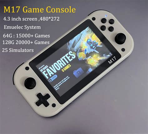 M17 Handheld Game Console 64G 128G Portable Retro Video Game 15000