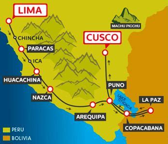 Lima To La Paz To Cusco Perú viaje Camino del inca Arequipa
