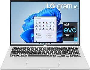 Amazon LG Gram 16Z90P Laptop De 16 Pulgadas Ultraligera 2560 X