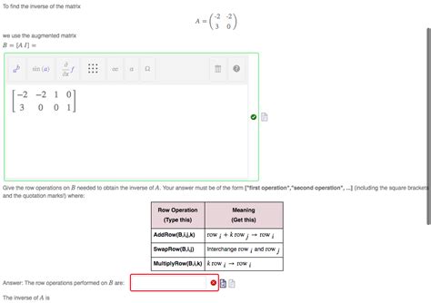 solved to find the inverse of the matrix 2 2 a we use the